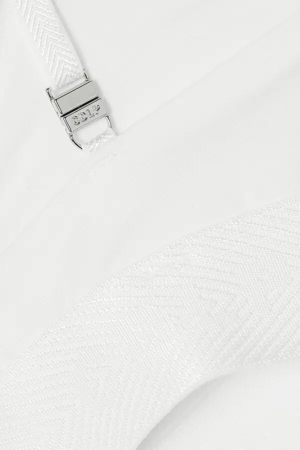 CDLP Net Sustain Stretch-tencel Lyocell Soft-cup Triangle Bra - White