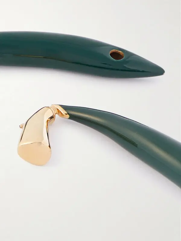 Bottega Veneta Sardine Earrings - Green