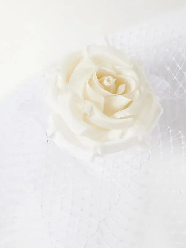 RODARTE Embellished Silk-tulle Veil