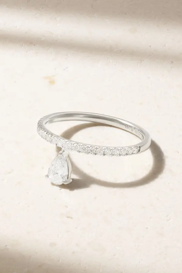 ANITA KO Duchess 18-karat White Diamond Eternity Ring - Gold