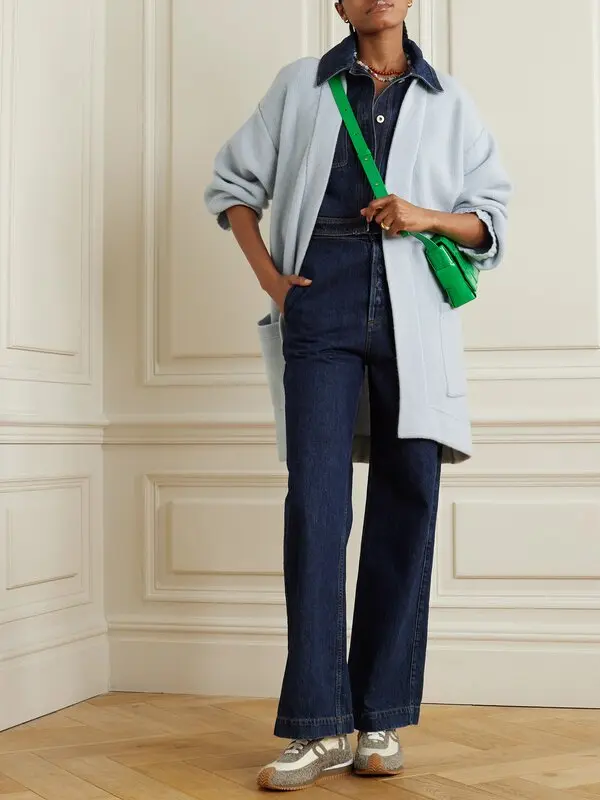 THE ELDER STATESMAN Oversized Cashmere Cardigan