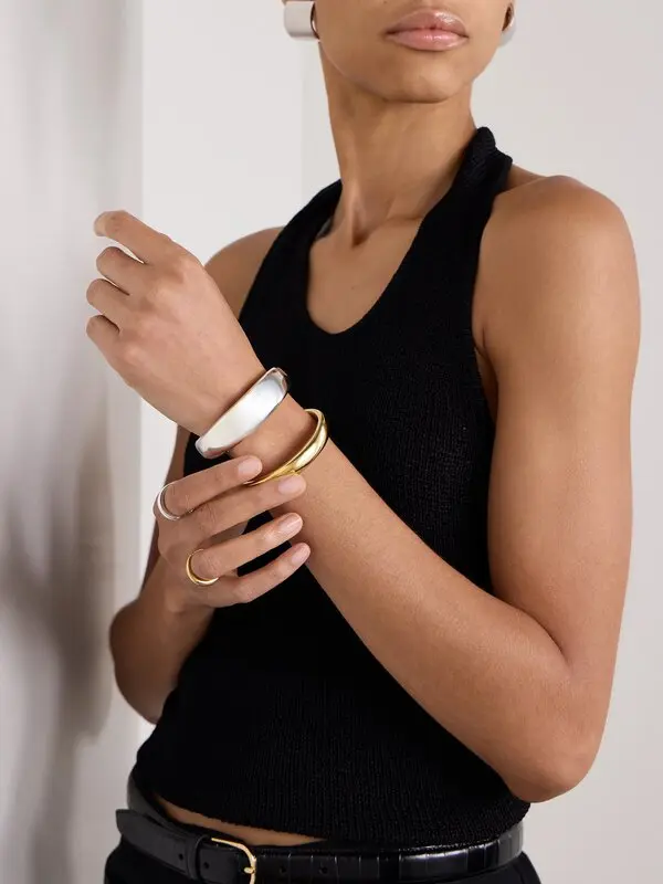 Lié Studio The Emma -plated Cuff - Silver