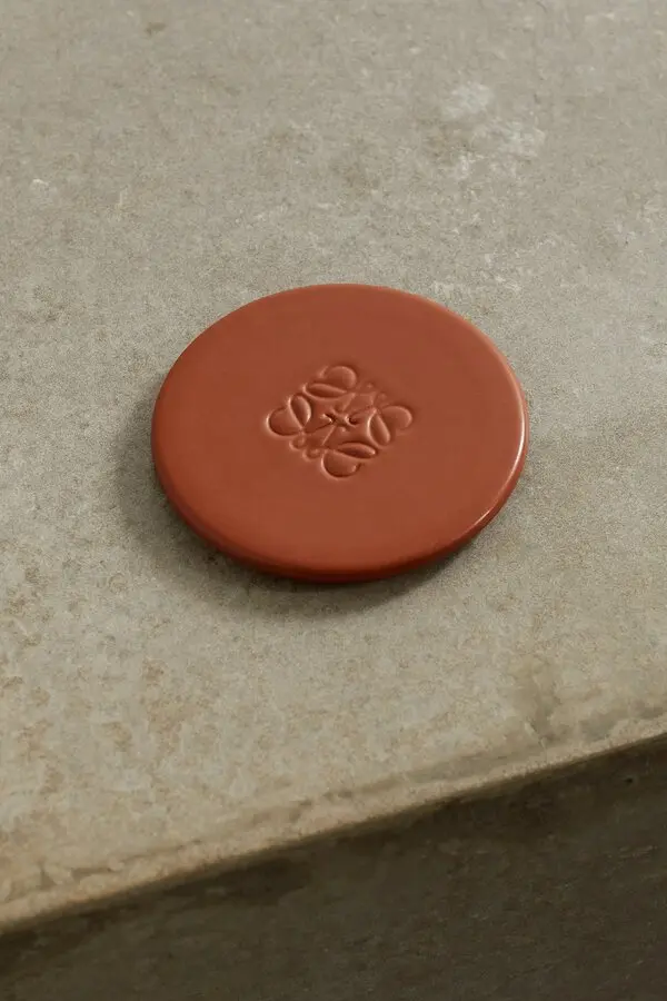 LOEWE PERFUMES Small Ceramic Candle Lid - Brown