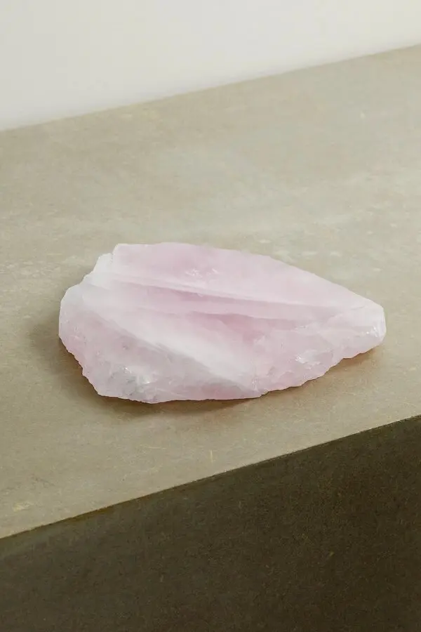 Jia Jia Large Rose Quartz Display Tray - Pink