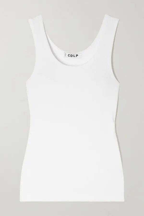 CDLP Net Sustain Ribbed Tencel Lyocell-blend Tank