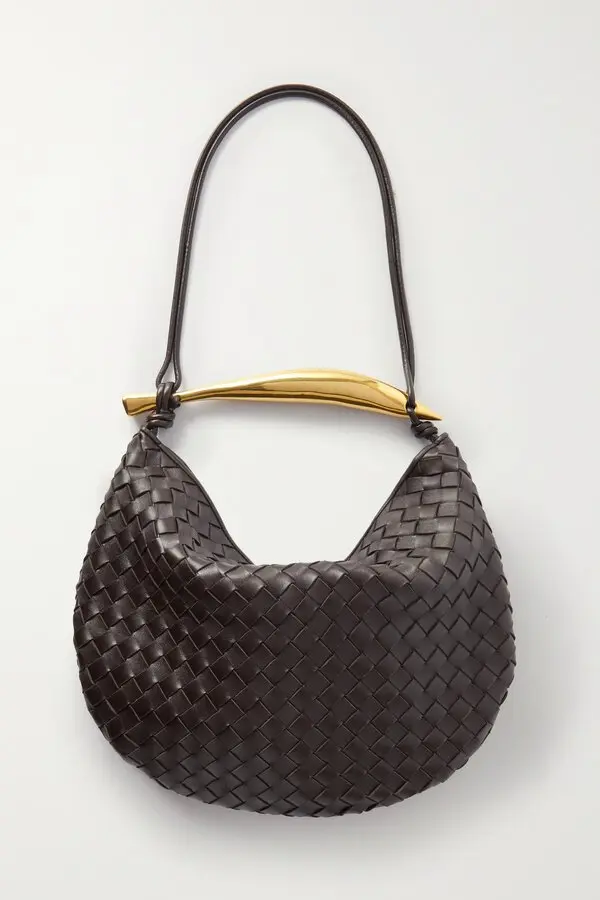 Bottega Veneta Sardine Medium Intrecciato Leather Shoulder Bag