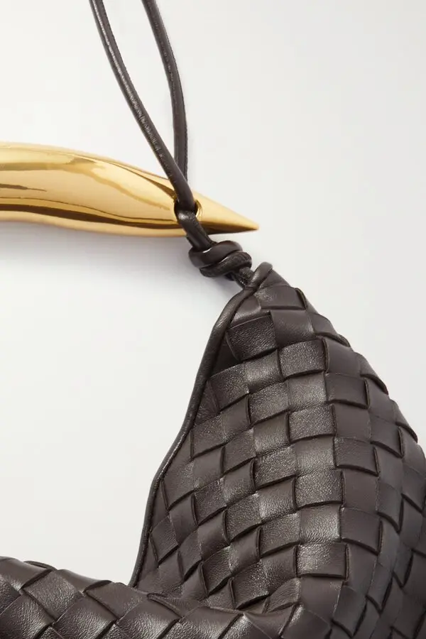 Bottega Veneta Sardine Medium Intrecciato Leather Shoulder Bag