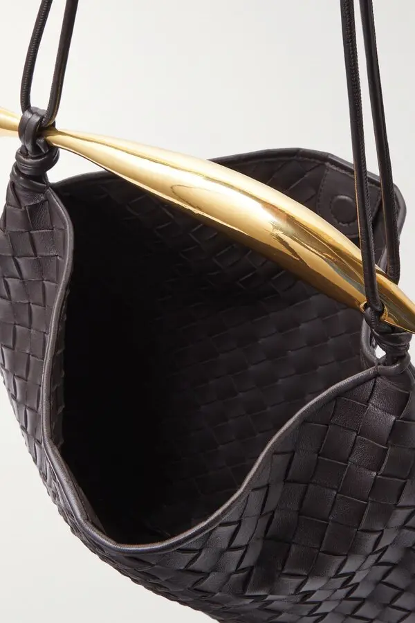 Bottega Veneta Sardine Medium Intrecciato Leather Shoulder Bag