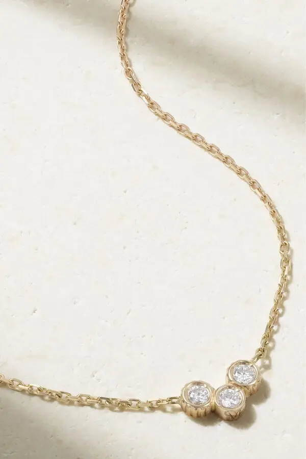 VILTIER Clique 18-karat Diamond Necklace - Gold