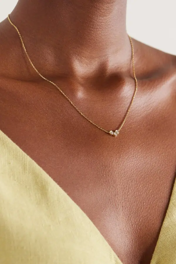 VILTIER Clique 18-karat Diamond Necklace