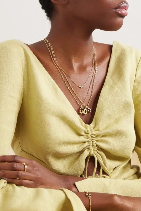 VILTIER Clique 18-karat Diamond Necklace