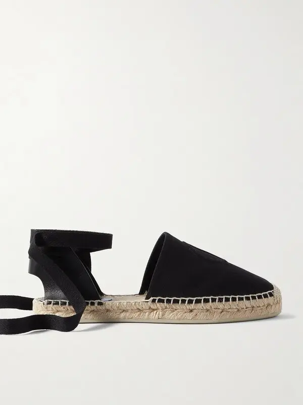 CHRISTIAN LOUBOUTIN Nanou Lace Espadrilles - Black