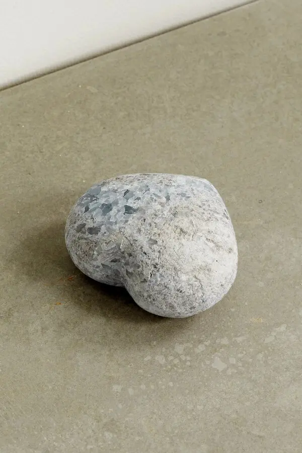 JIA JIA HOME Small Celestine Geode Heart