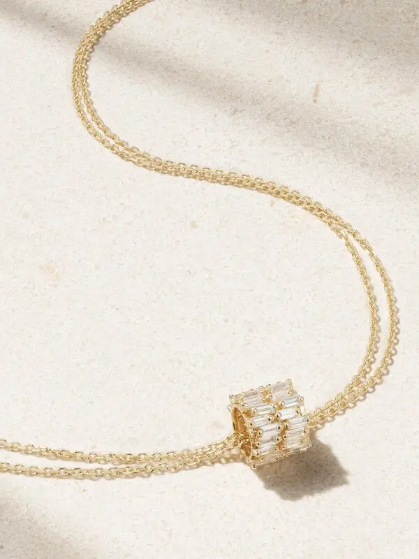 SUZANNE KALAN 18-karat Diamond Necklace