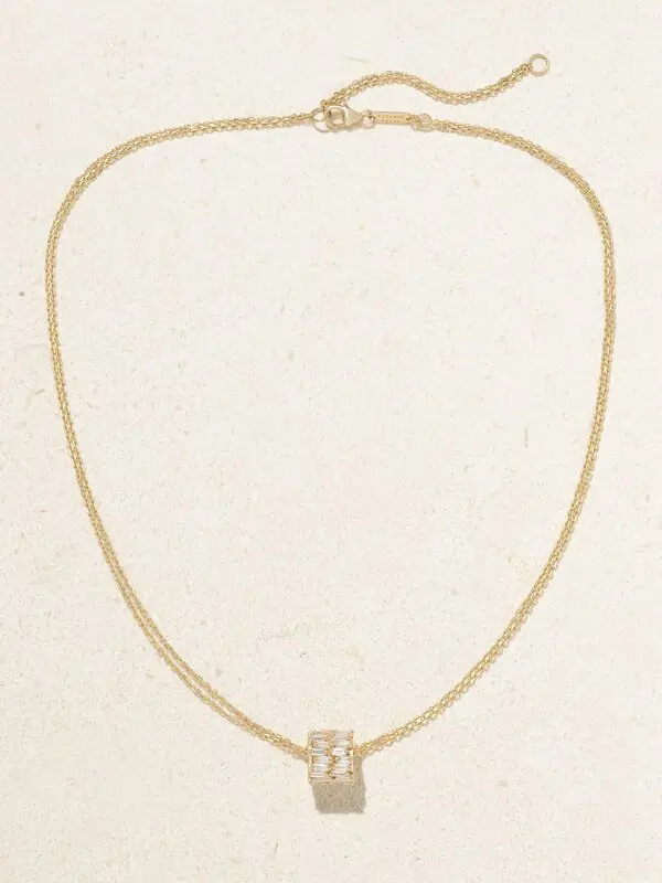 SUZANNE KALAN 18-karat Diamond Necklace