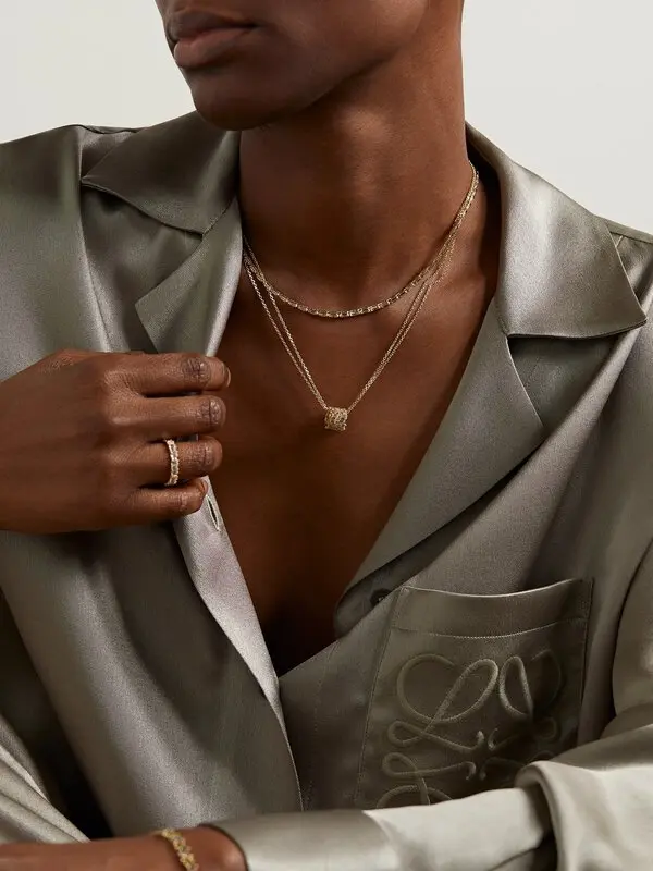 SUZANNE KALAN 18-karat Diamond Necklace