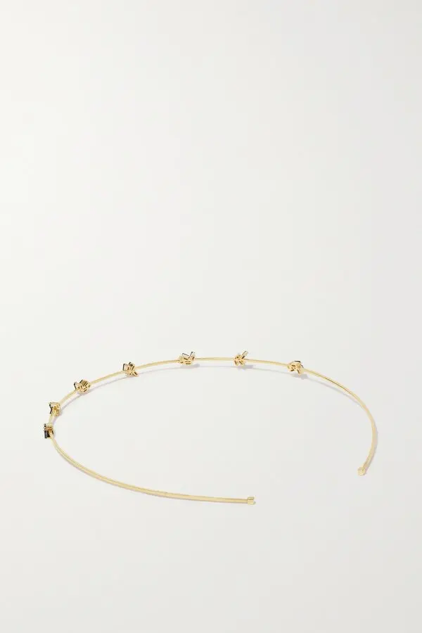 SUZANNE KALAN 18-karat Sapphire And Diamond Headband
