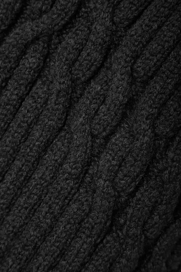 Proenza Schouler Open-back Cable-knit Halterneck Top