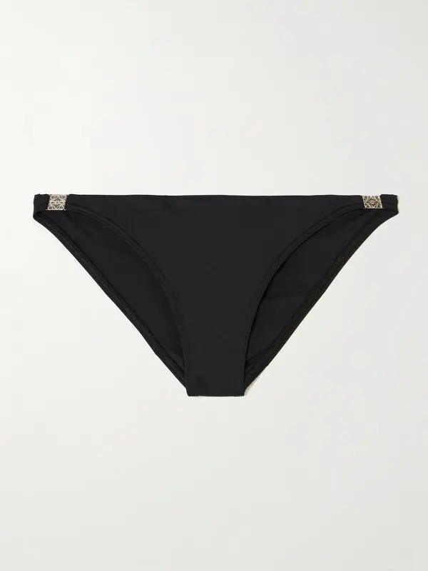 Loewe Embellished Bikini Briefs - Black