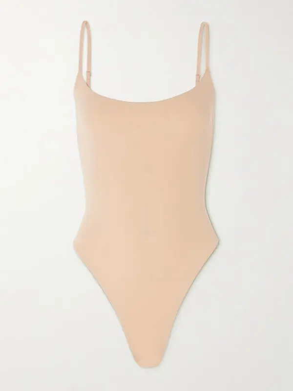 SKIMS Fits Everybody Cami Thong Bodysuit - Neutrals