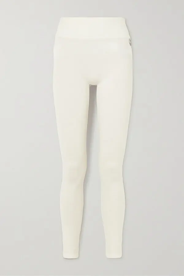 WE NORWEGIANS Ski Merino Wool-blend Piqué Leggings