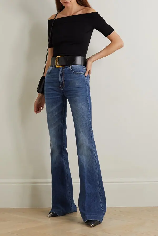 Alexander McQueen High-rise Flared Jeans