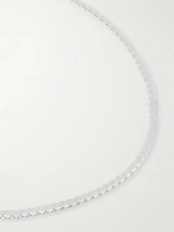 LOREN STEWART Serpentine Sterling Chain Necklace - Silver