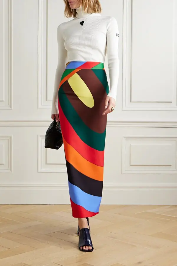 Emilio Pucci Appliquéd Ribbed Wool-blend Turtleneck Sweater