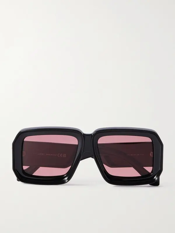 Loewe Paula's Ibiza Square-frame Sunglasses - Black