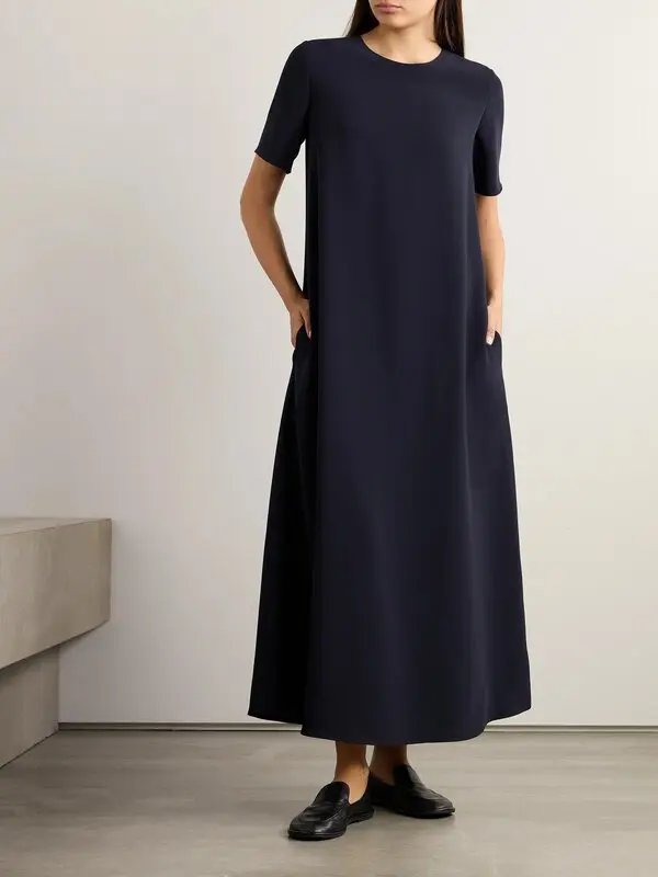 THE ROW Robi Cady Maxi Dress - Blue