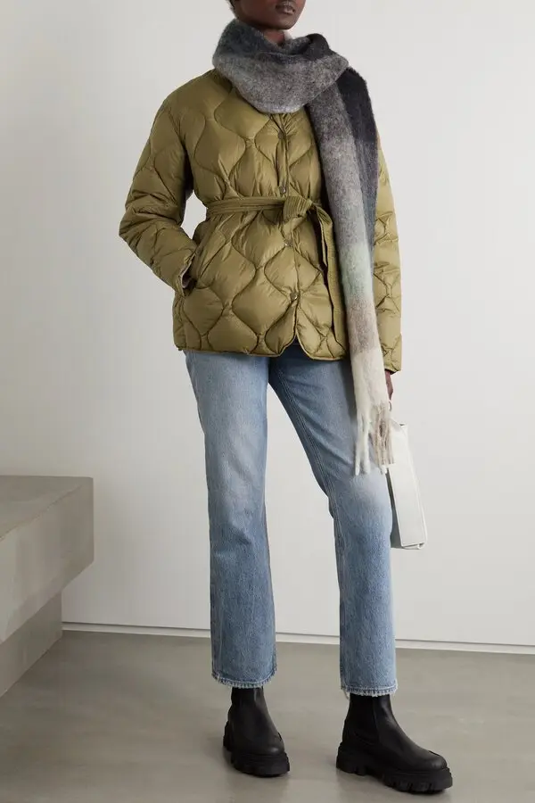 Rag & Bone Rudy Belted Quilted Down Coat