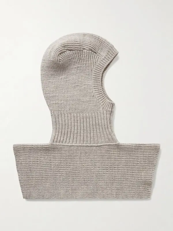 THE ROW Danylo Merino Wool Balaclava - Ivory