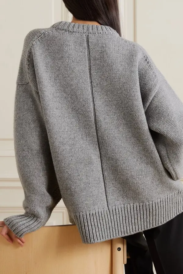 THE ROW Ophelia Oversized Wool And Cashmere-blend Sweater
