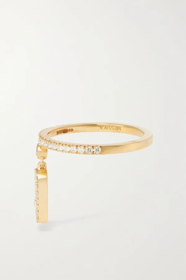 Messika Move Uno Tasseled Diamond 18kt Ring