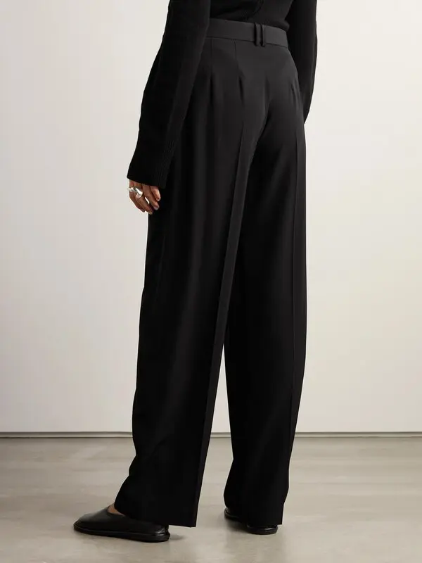 THE ROW Igor Crepe Straight-leg Pants