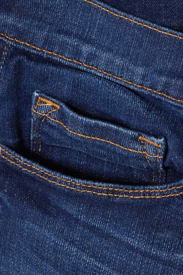 FRAME Le Cutoff Denim Shorts - Blue