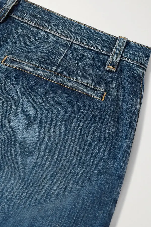 NILI LOTAN Flora Wide-leg Jeans - Blue