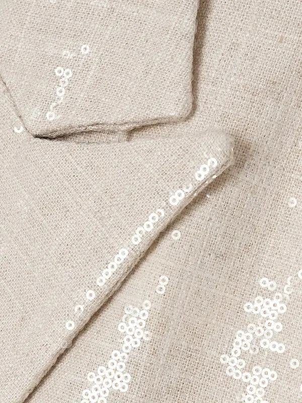 DIMA AYAD Sequined Gauze Blazer