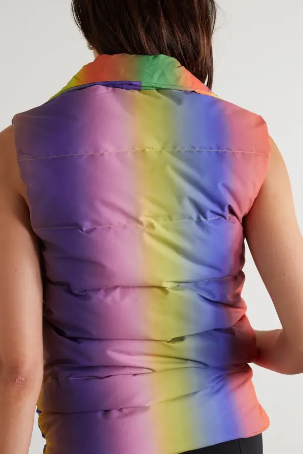 AGR Quilted Ombré Shell Down Vest