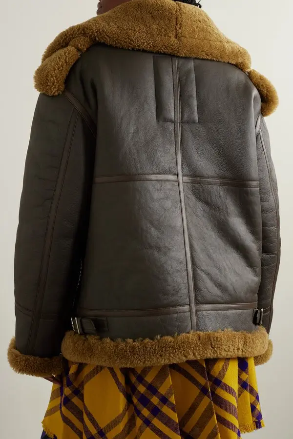 Burberry Shearling Aviator Jacket