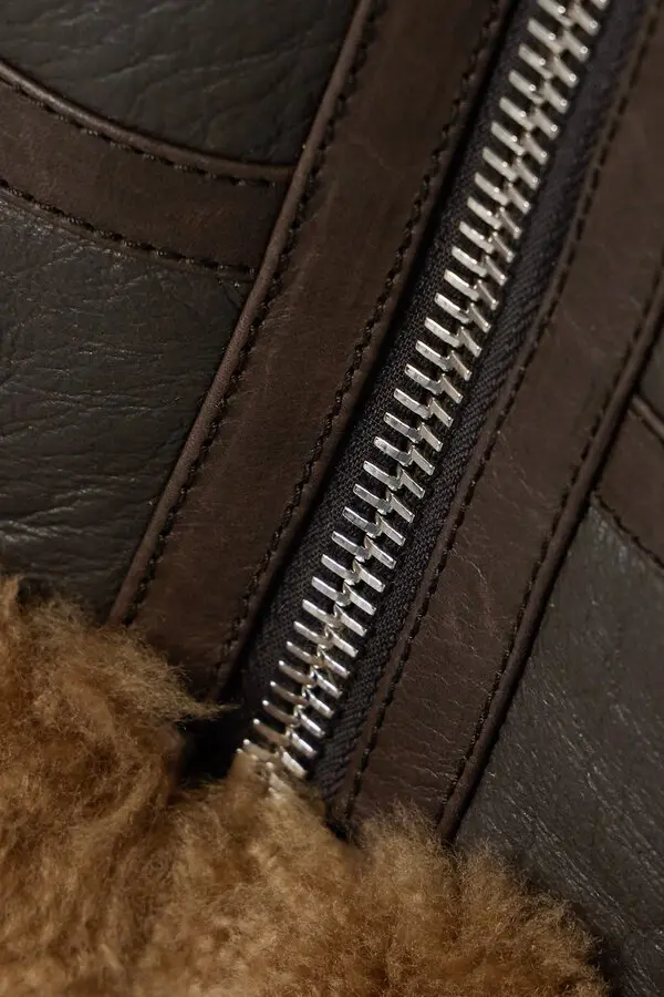Burberry Shearling Aviator Jacket