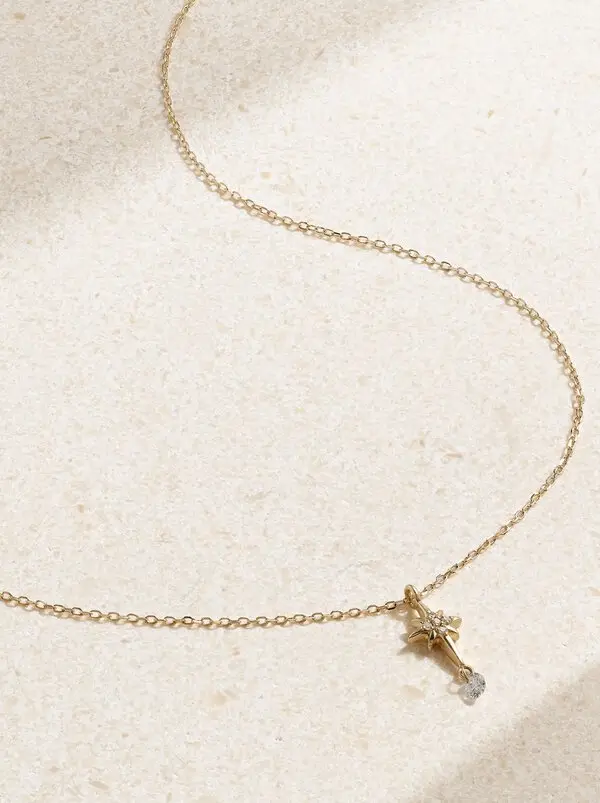PERSEE North Star 18-karat Diamond Necklace - Gold
