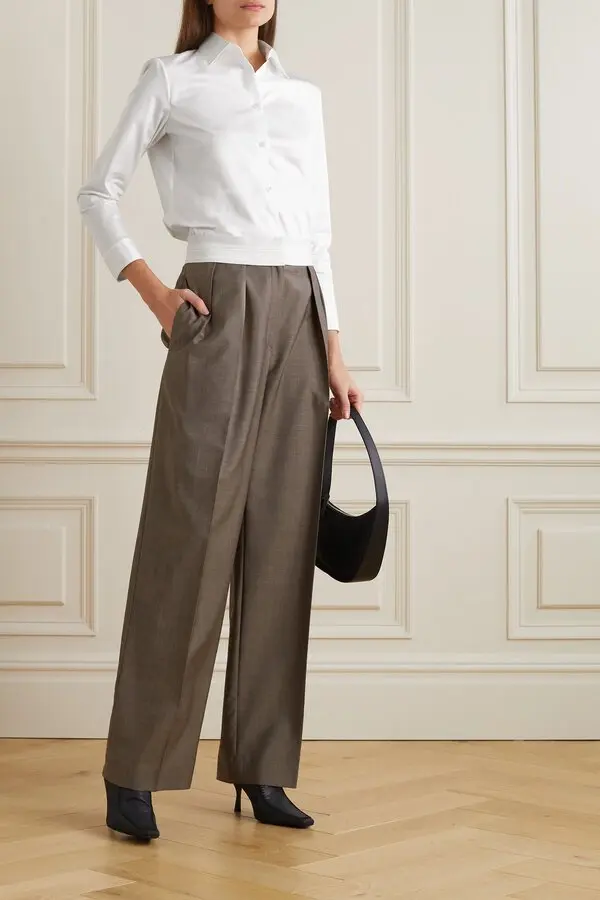 THE ROW Petra Cotton-poplin Shirt