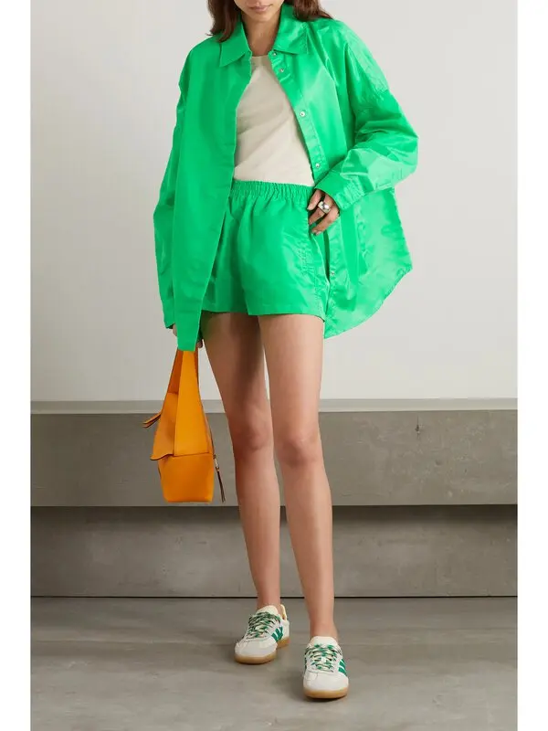 THE FRANKIE SHOP Perla Oversized Woven Shirt