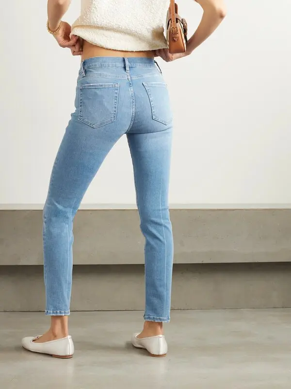 FRAME Le Garcon Cropped Slim Jeans