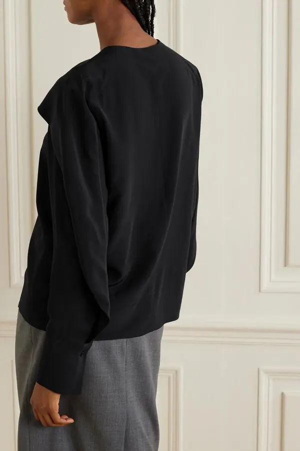 JOSEPH Balard Layered Blouse - Black