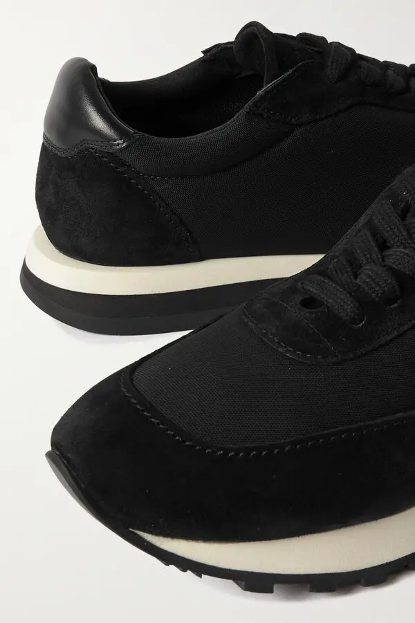 THE ROW Owen Runner Sneakers - Black