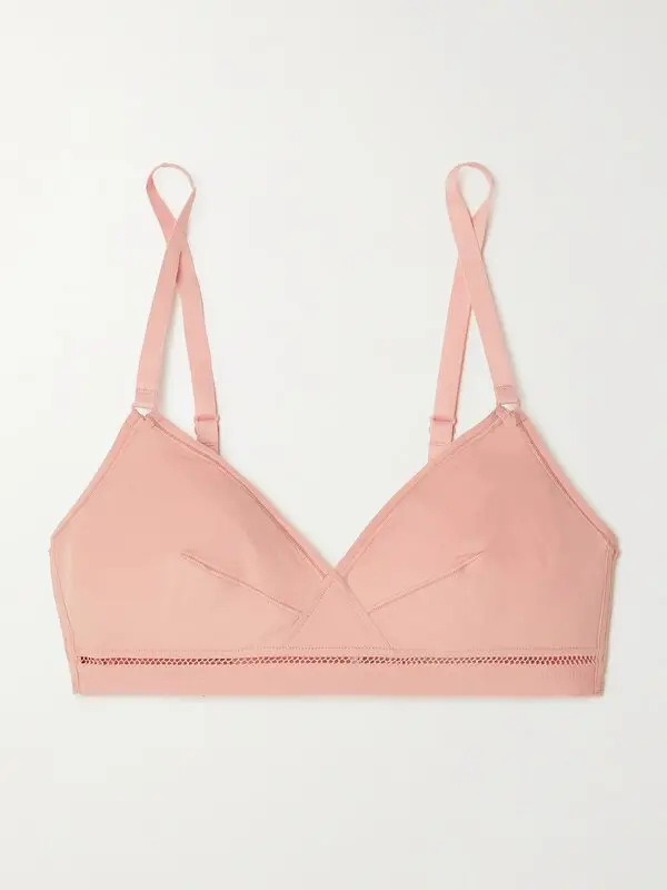 ERES Lydia Soyeuse Picot-trimmed Stretch-jersey Soft-cup Triangle Bra