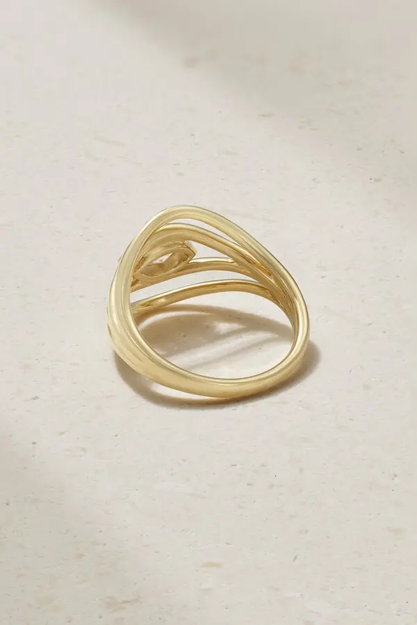 ALMASIKA Terra Nova Marquise-cut Diamond Ring In 18-karat