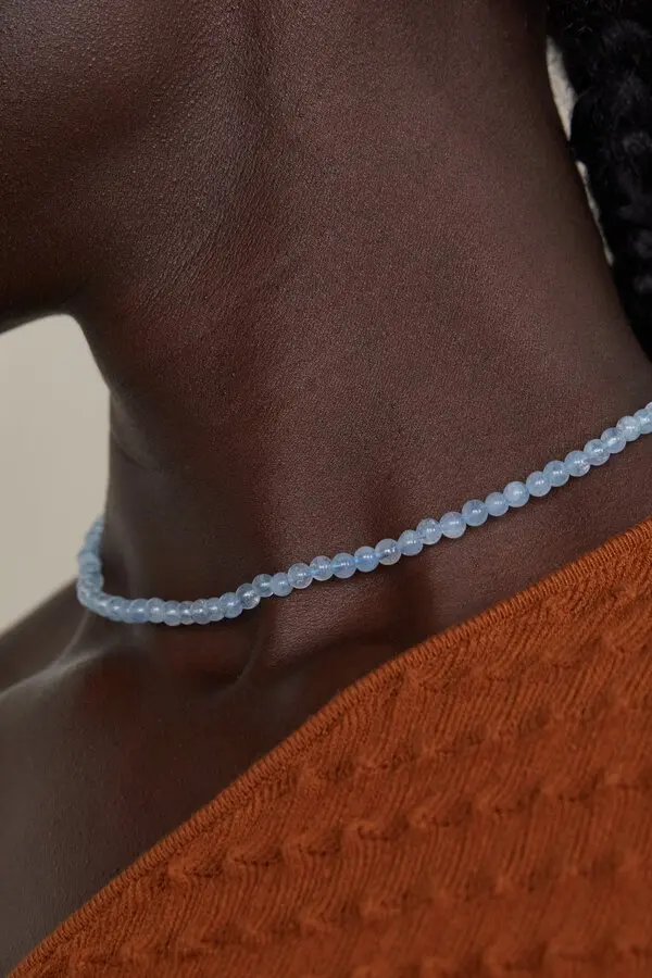 Mateo 14-karat Aquamarine Necklace